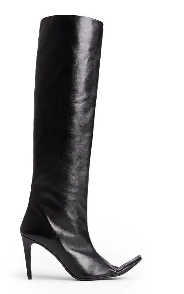 Khaite Marlene Knee High Boot 85 - Black