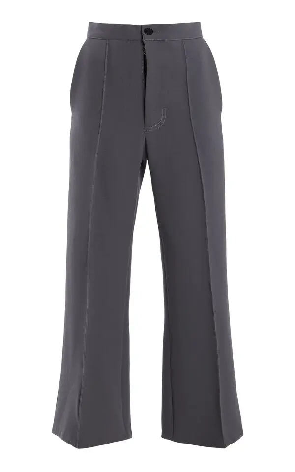 ZANKOV Wool Crepe Pant