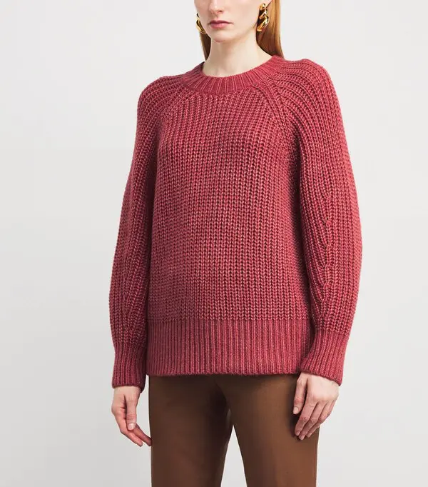 JOSEPH Wool-cashmere-silk Plamer Sweater