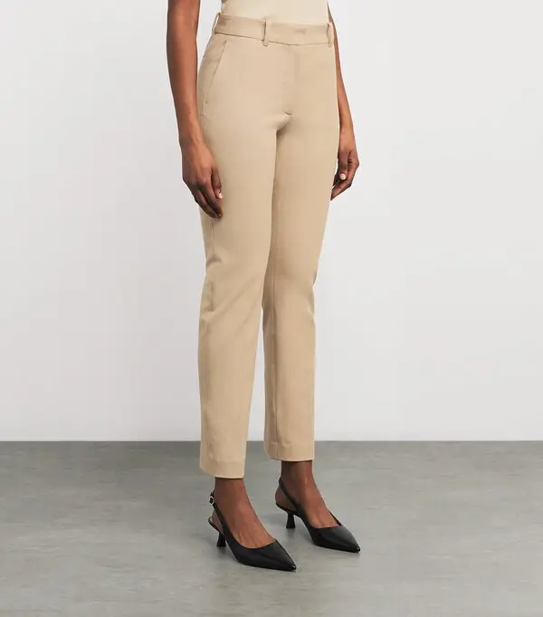JOSEPH Gabardine Coleman Slim Trousers