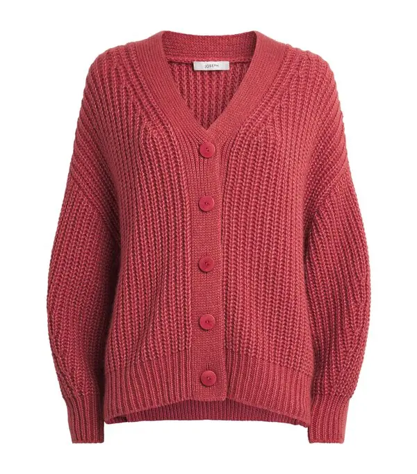 JOSEPH Wool-cashmere-silk Cirrus Cardigan - Pink
