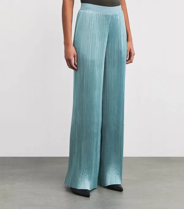 JOSEPH Satin Wide-leg Trousers