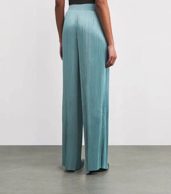 JOSEPH Satin Wide-leg Trousers