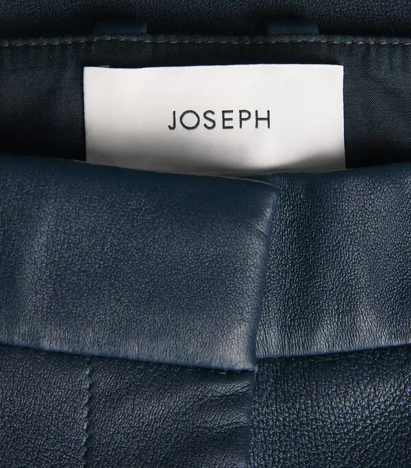 JOSEPH Coleman Leather Trousers