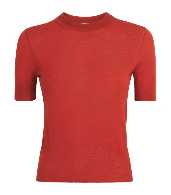 JOSEPH Cashmere Cashair T-shirt - Red