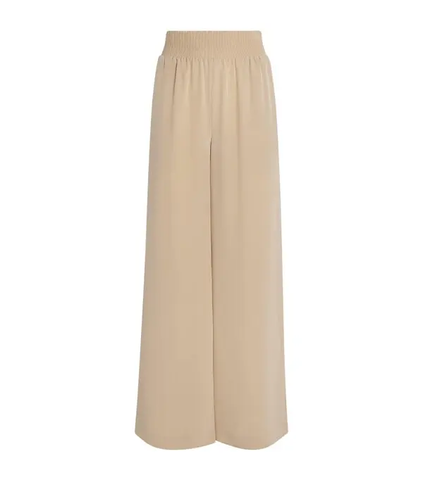 JOSEPH Nour Wide-leg Trousers - Pink