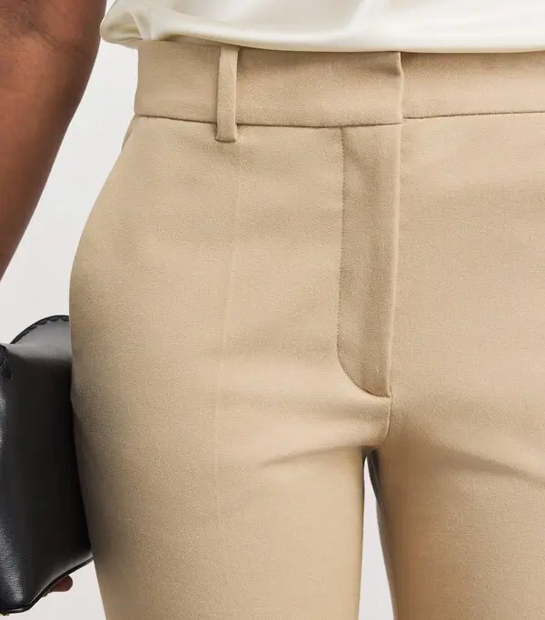 JOSEPH Stretch-gabardine Tafira Flared Trousers