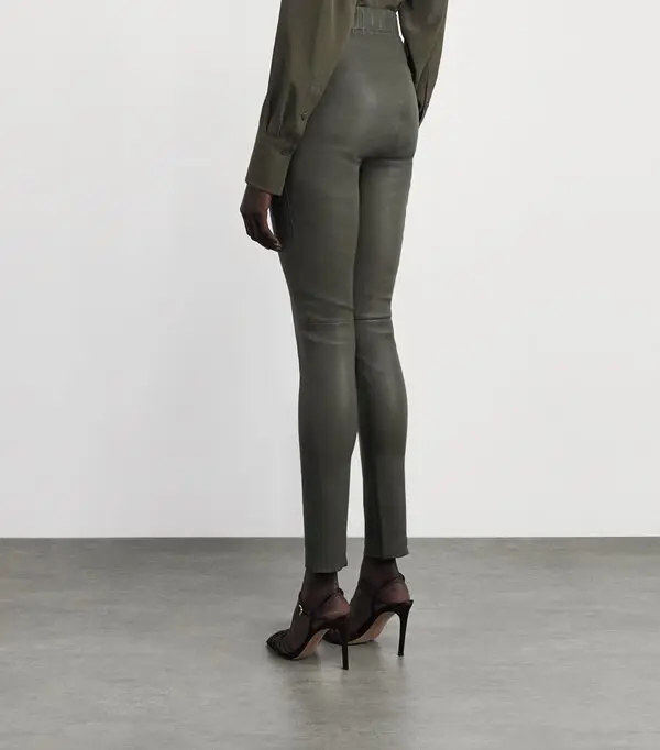JOSEPH Lambskin Stretch Leggings