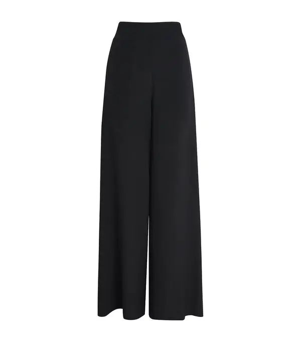 JOSEPH Crepe De Soie Silk Rihani Trousers - Black
