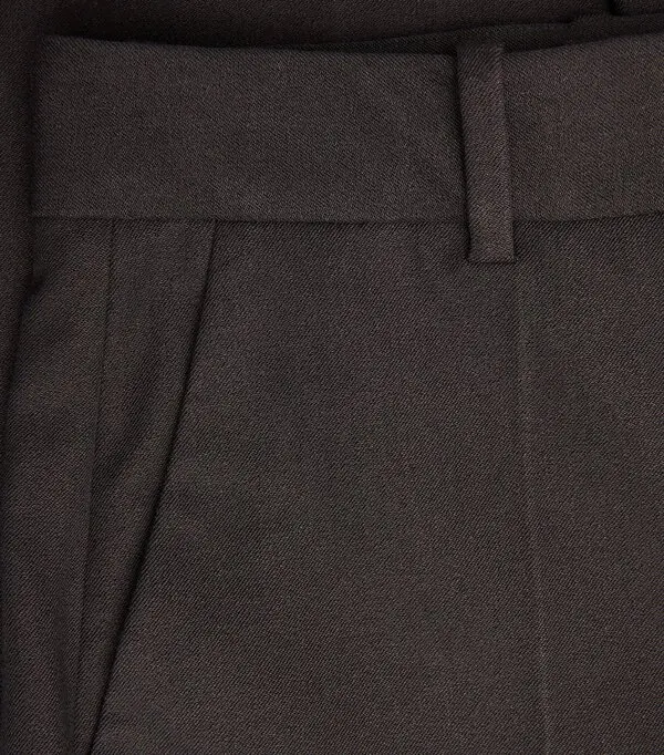 JOSEPH Stretch-gabardine Tafira Flared Trousers - Brown