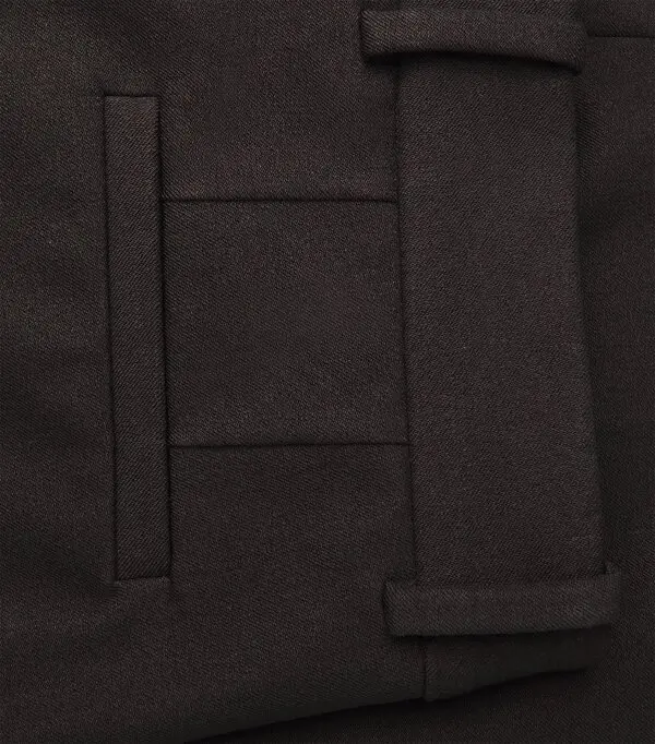 JOSEPH Gabardine Coleman Slim Trousers - Brown