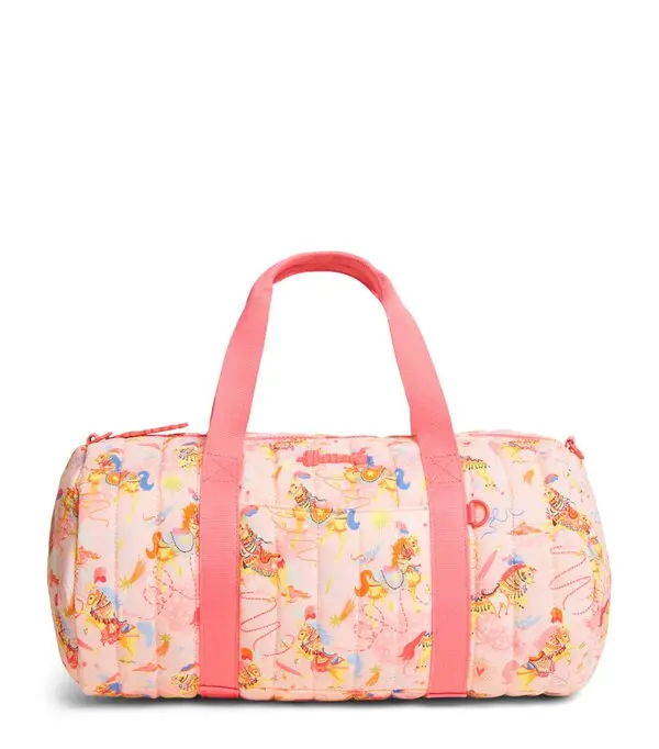 Harrods Quilted Pony Parade Duffle Bag