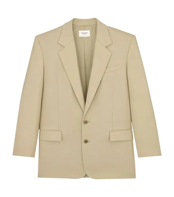 Saint Laurent Wool-silk Blazer