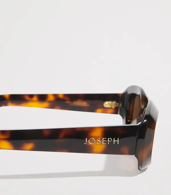 JOSEPH Oval Bahia Sunglasses - Brown