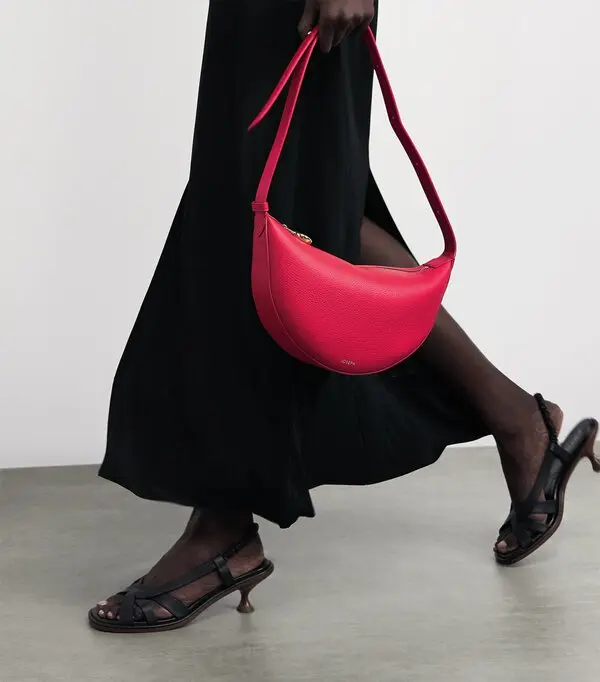 JOSEPH Leather Bean Shoulder Bag