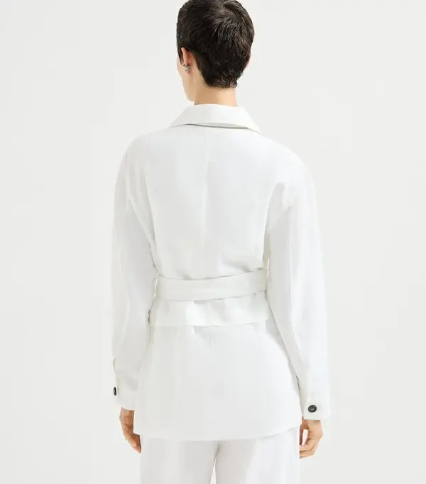 Brunello Cucinelli Twill Safari Blazer