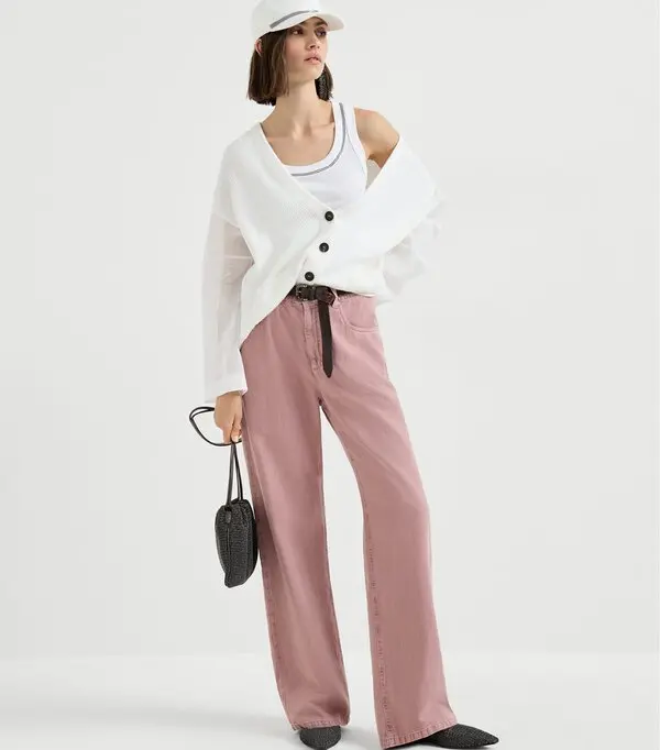 Brunello Cucinelli Cotton Organza-sleeve Cardigan - White