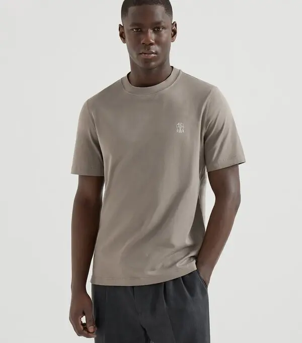 Brunello Cucinelli Cotton Logo T-shirt