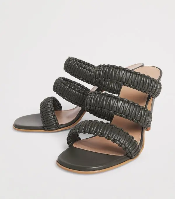 JOSEPH Leather Noor Heeled Sandals