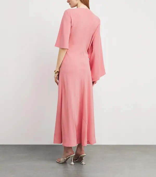 JOSEPH Satin Joya Maxi Dress - Pink