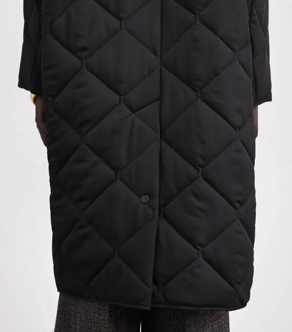 JOSEPH Diamond Quilted Penny Coat