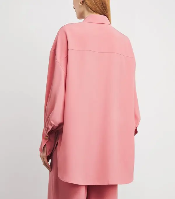 JOSEPH Satin Camilia Blouse - Pink