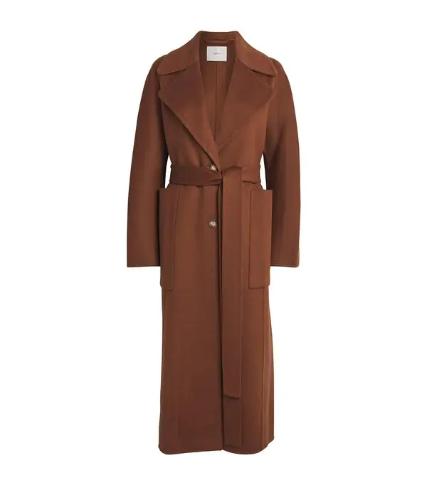 JOSEPH Wool-cashmere Spencer Coat - Brown