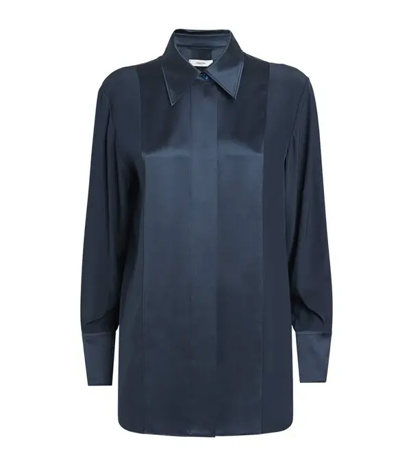 JOSEPH Silk Childs Blouse - Blue