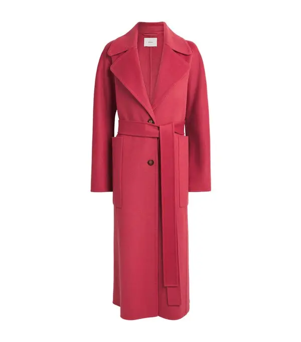 JOSEPH Wool-cashmere Spencer Coat - Pink