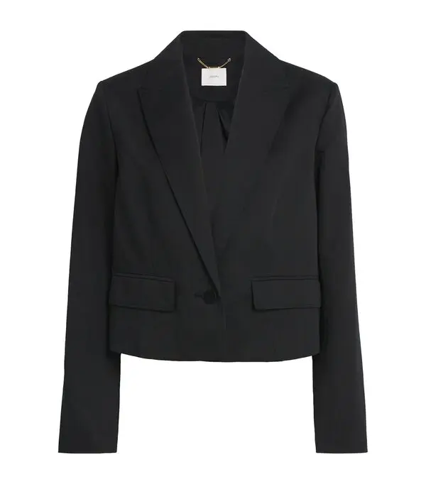 JOSEPH Cotton-linen Elias Jacket - Black