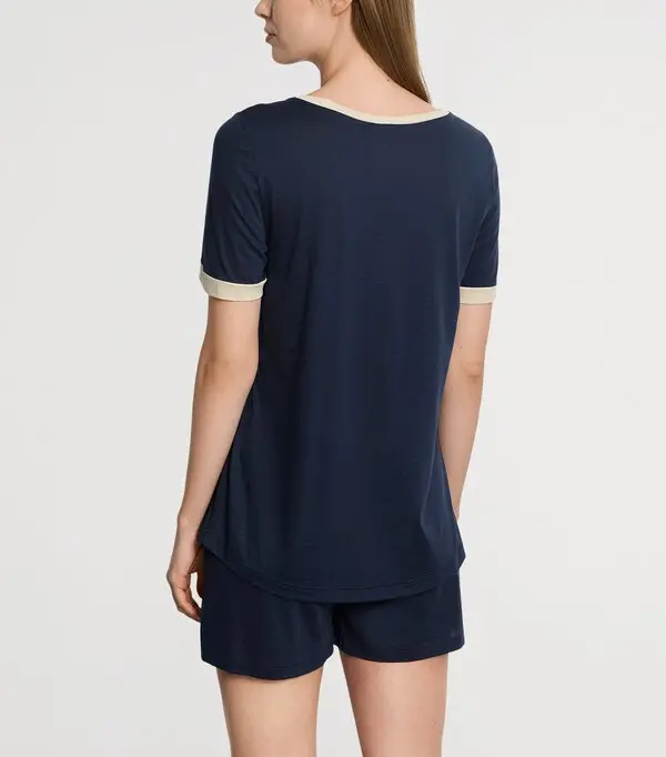 Hanro Cotton-blend Laura Pyjamas