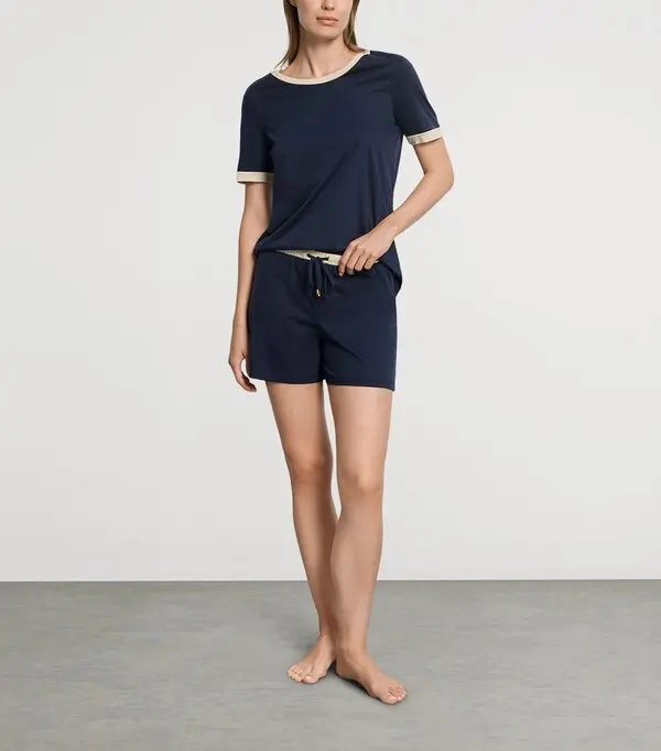 Hanro Cotton-blend Laura Pyjamas