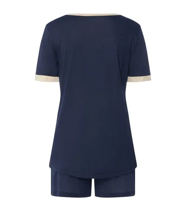 Hanro Cotton-blend Laura Pyjamas