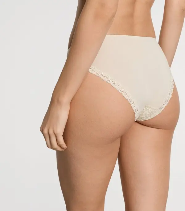 Hanro Cotton-blend Moments Mini Briefs