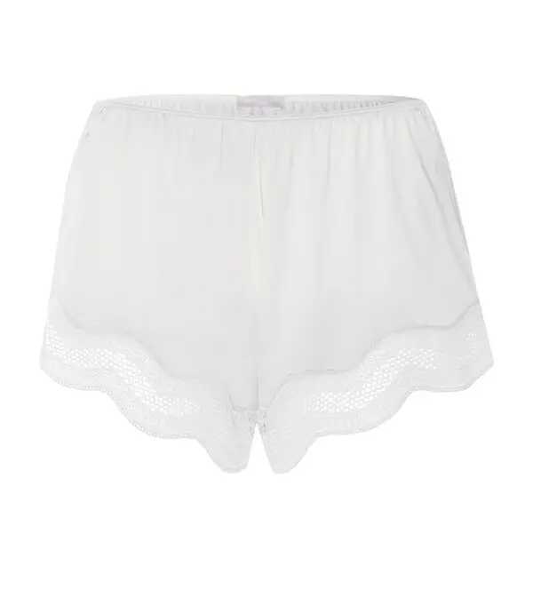 Hanro Cira Pyjama Shorts - Ivory