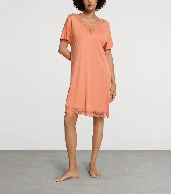 Hanro Short-sleeve Cira Nightdress