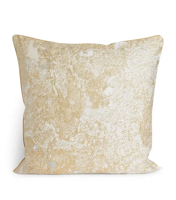 CELSO DE LEMOS Waltz Square Pillowcase - Gold