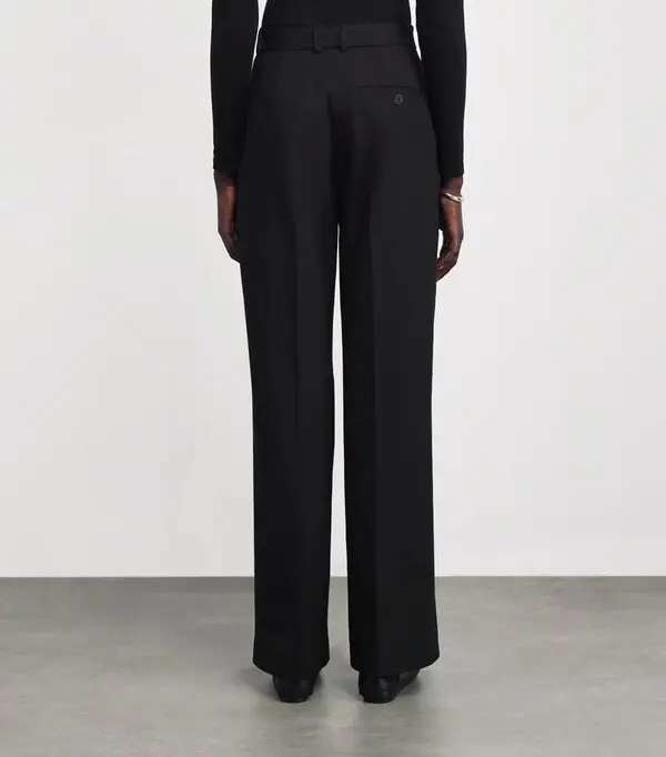 JOSEPH Stretch-gabardine Yukio Trousers - Black