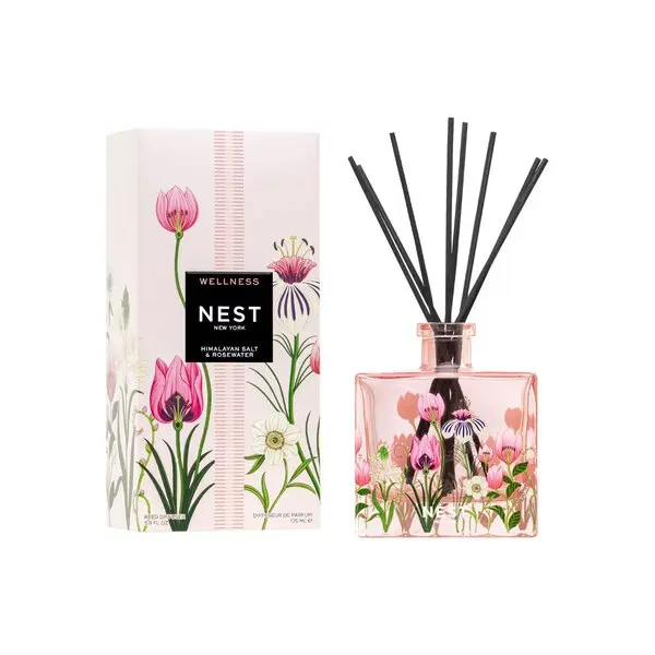 NEST NEW YORK Himalayan Salt & Rosewater Decorative Reed Diffuser - One-color