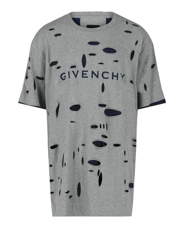 Givenchy Oversized Distressed T-shirt