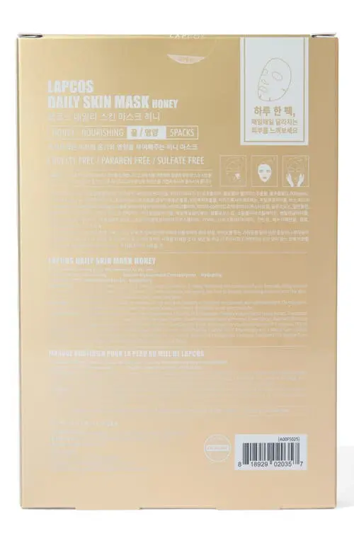 LAPCOS Honey Nourishing Sheet Mask - Gold