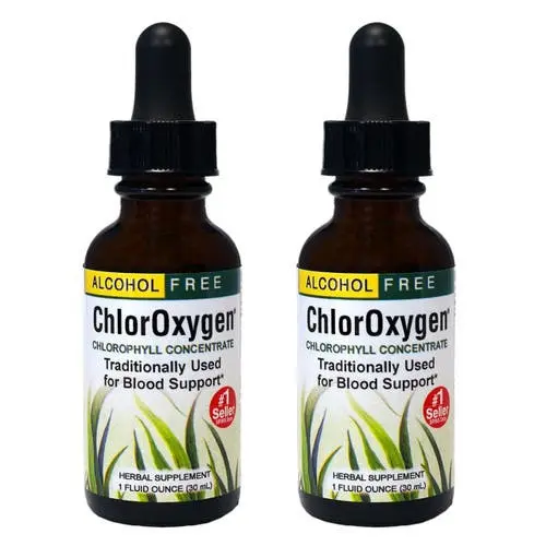 HERBS ETC. Chloroxygen Chlorophyll Concentrate Liquid, Energy & Blood Support - No Color