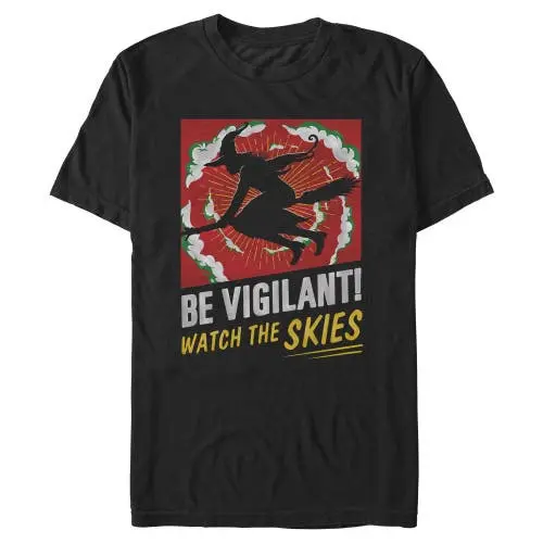 WICKED: FOR GOOD Wicked For Good Elphaba Watch The Skies Graphic T-shirt - Black