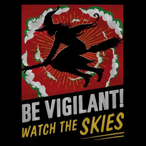 WICKED: FOR GOOD Wicked For Good Elphaba Watch The Skies T Shirt