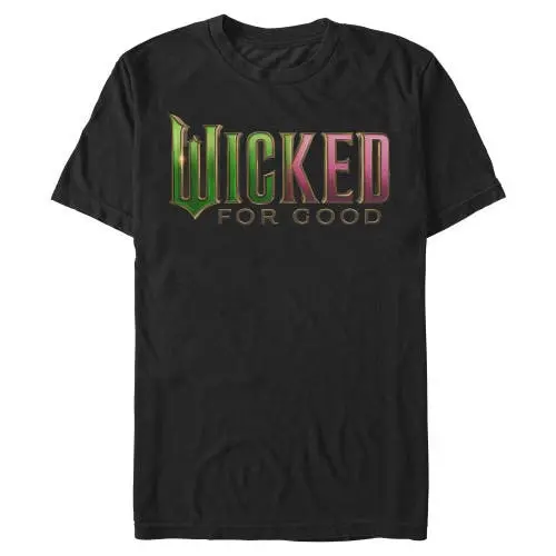 WICKED: FOR GOOD Wicked For Good Official Tonal Logo Graphic T-shirt - Black