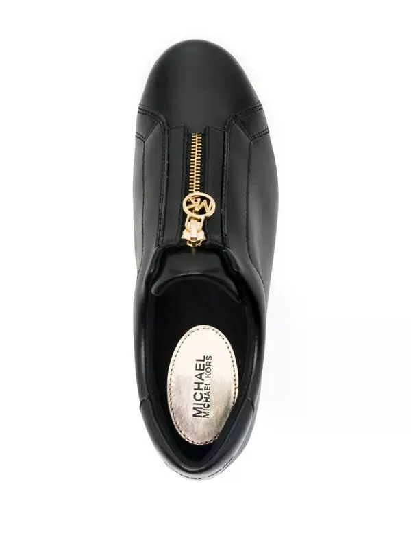 Michael Kors Keaton Zip Slip-on Sneakers - Black