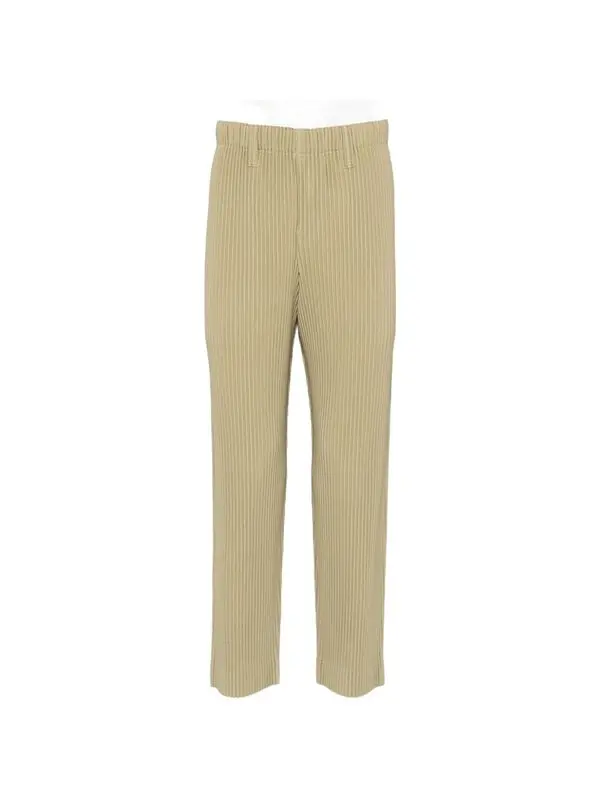 Issey Miyake Pleated Trousers - Green