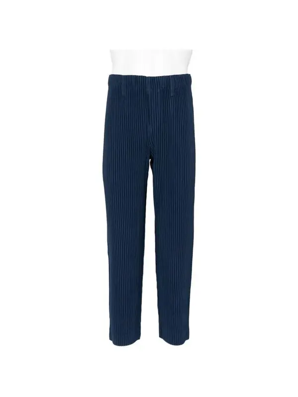 Issey Miyake Pleated Trousers - Blue