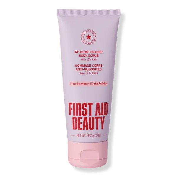 FIRST AID BEAUTY Travel Bump Eraser Body Scrub With 10% Aha Fresh Strawberry - One-color