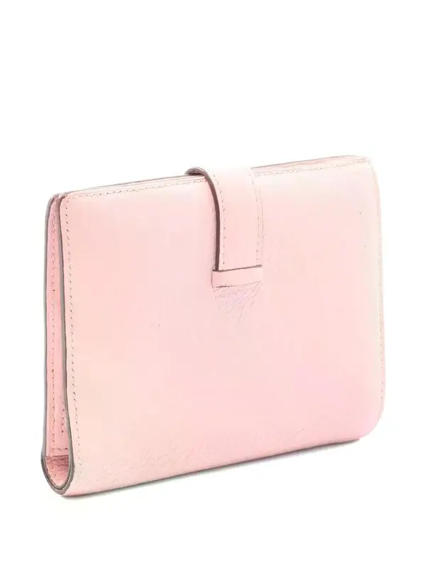 Hermès 2019 Bi-fold Leather Wallet - Pink